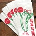 Food Bags - Set of 10 - Paper Bag, Treat Bag, Merchandise Bags, Pickle ...