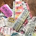 Vintage Bus Tickets - Set of 15 - Vintage Ticket Stubs, Vintage Paper ...