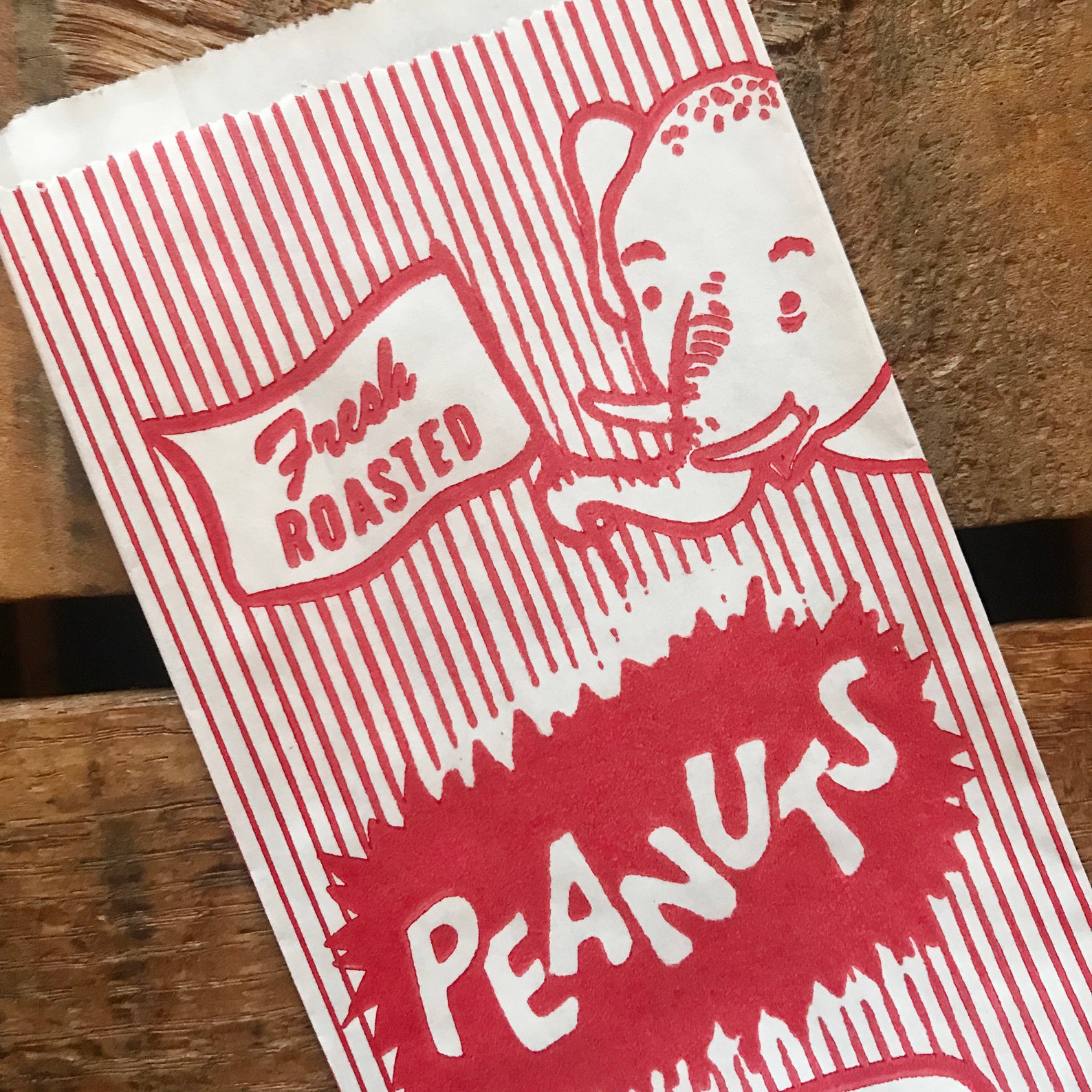 Peanut Bags - Set of 10 - Paper Bag, Treat Bag, Merchandise Bags ...