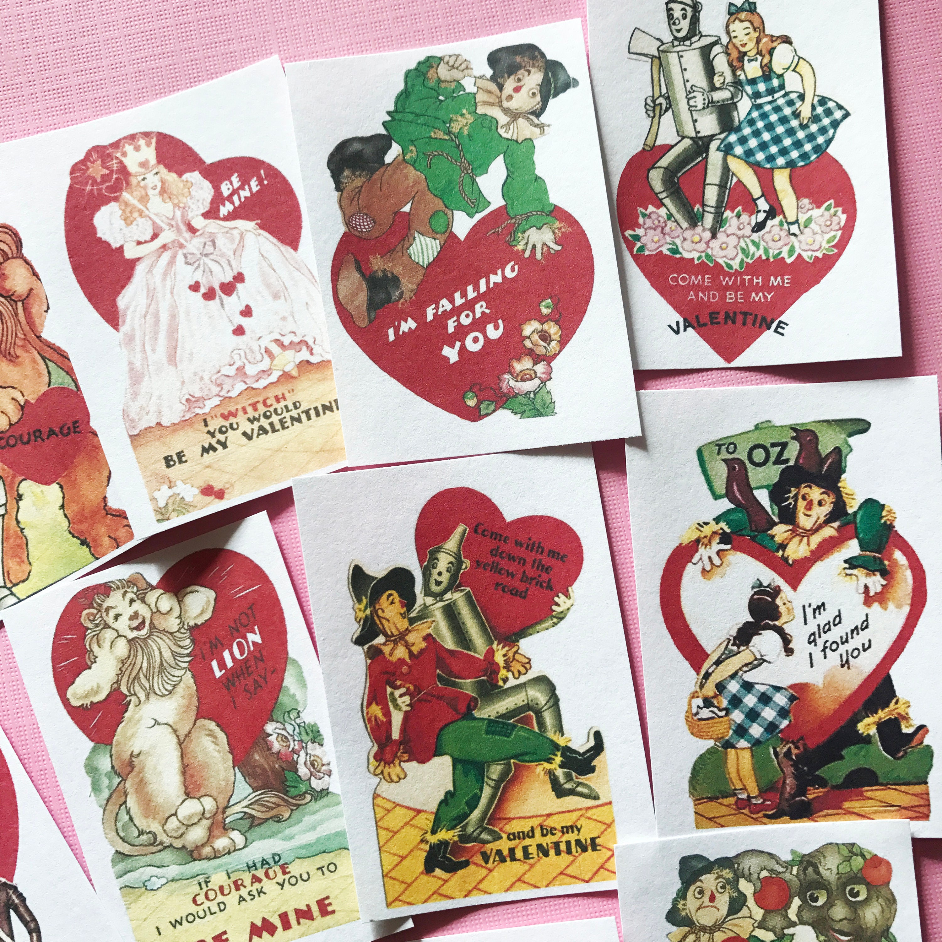 Wizard of Oz Stickers Set of 10 Handmade Stickers | Etsy