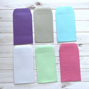 Coin Envelopes - Set of 10 - Colorful Envelopes, Paper Ephemera ...