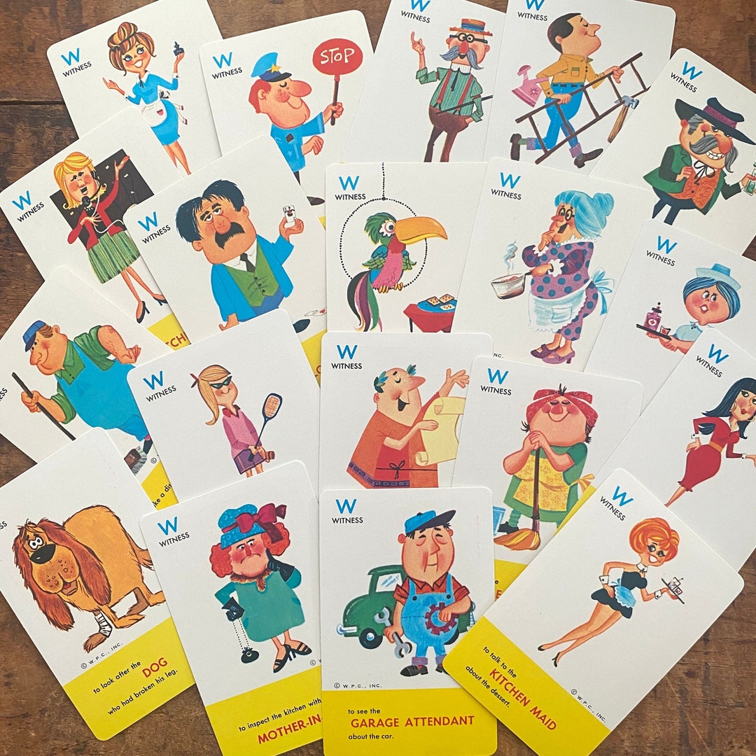 Vintage Witness Cards - Set of 19 - Vintage People Cards, Junk Journal ...