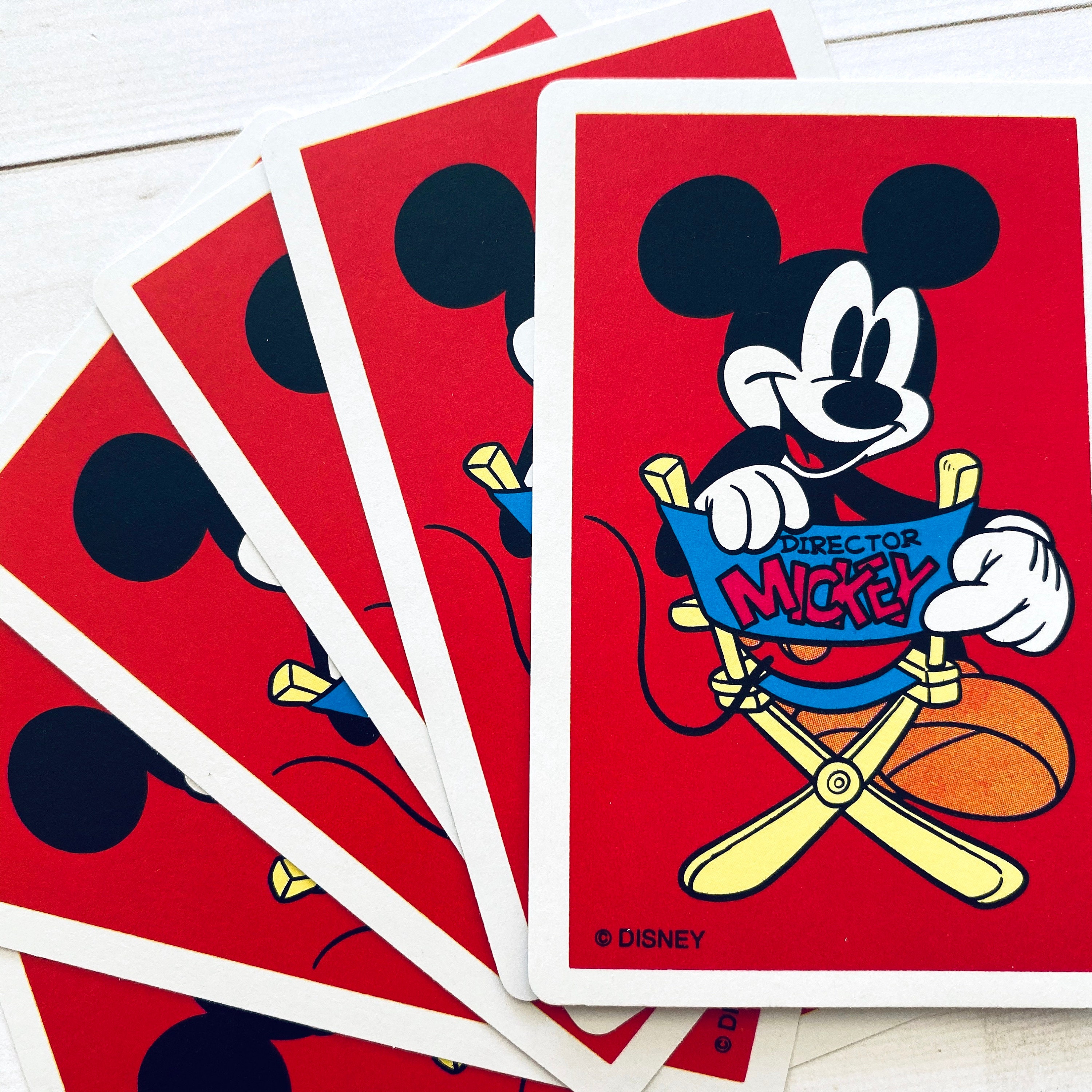 Vintage Disney Playing Cards Set of 6 Vintage Cards | Etsy