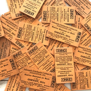 Vintage Railroad Tickets Set of 5 Vintage Tickets, Vintage Paper ...