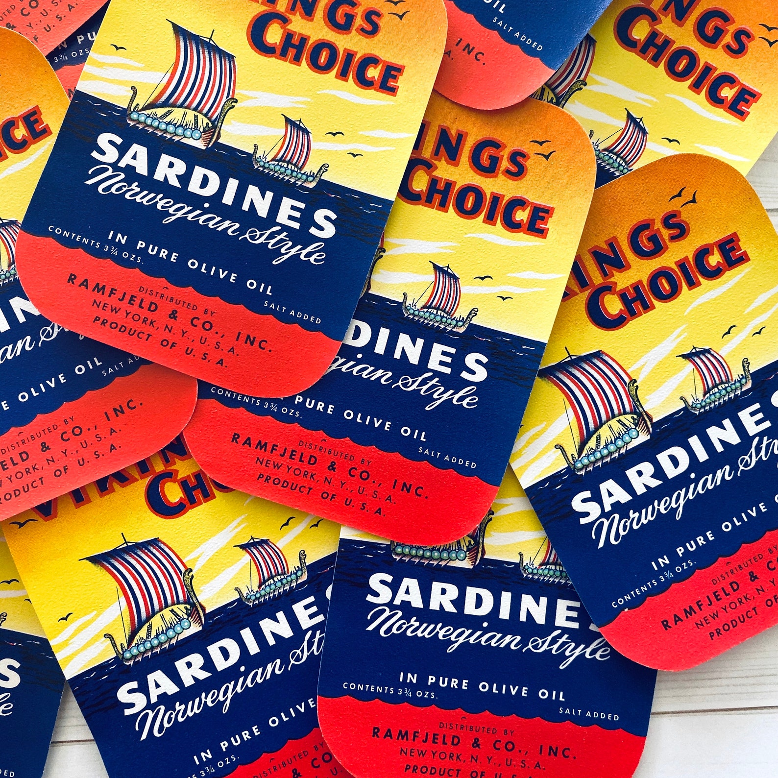 Vintage Fish Labels Set of 3 Vintage Labels NOS Labels - Etsy