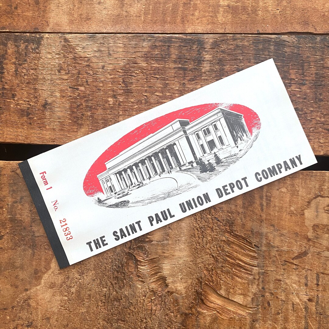 Vintage Railroad Ticket Book - 1 Full Book - Paper Ephemera, Junk ...