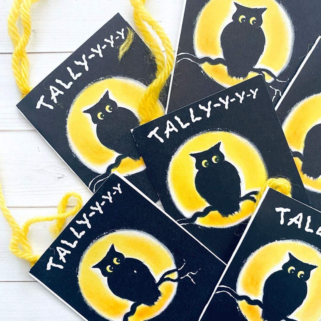 Vintage Tally Cards Set of 2 Halloween Ephemera Junk - Etsy