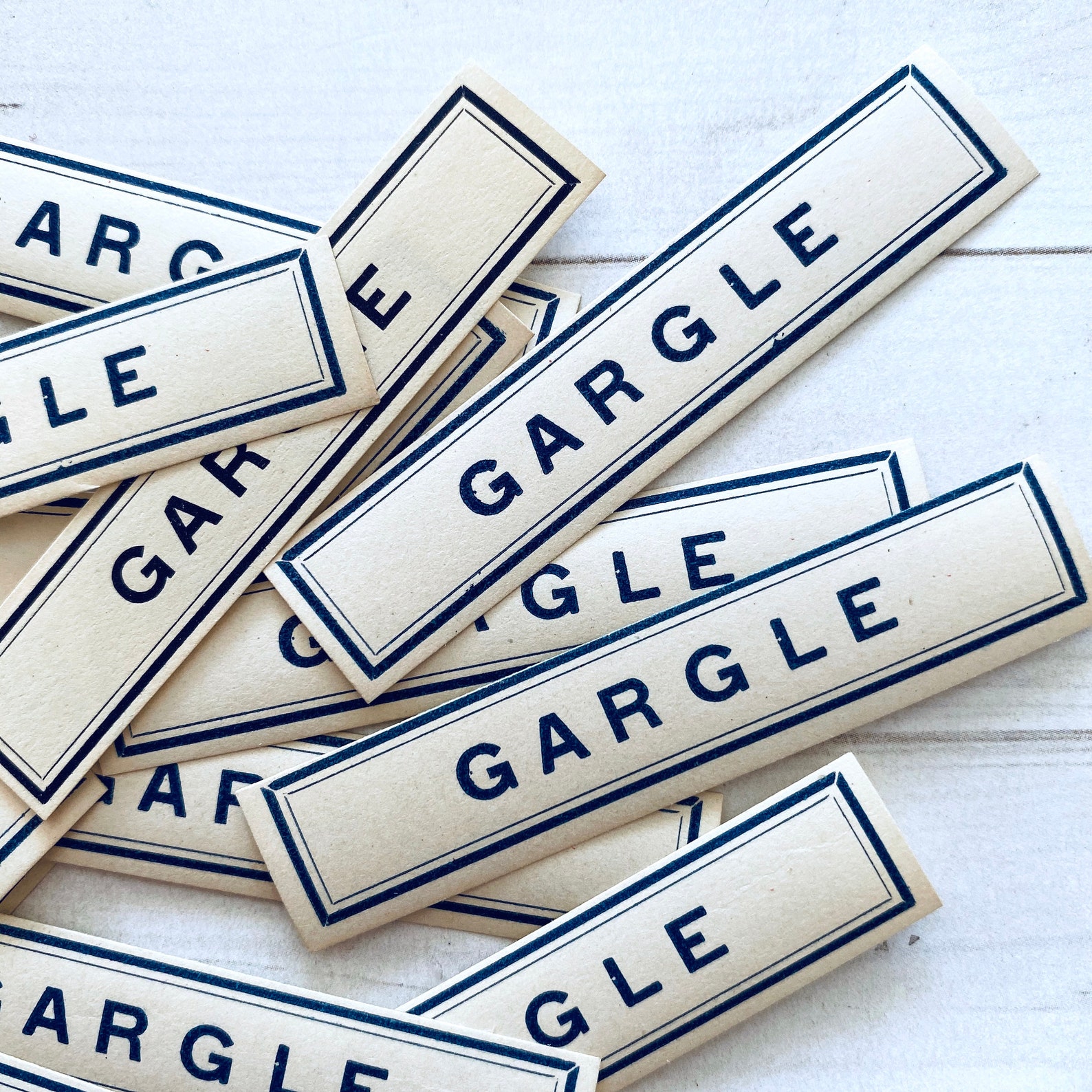 Vintage Gargle Labels Set of 10 Drug Store Labels Vintage - Etsy