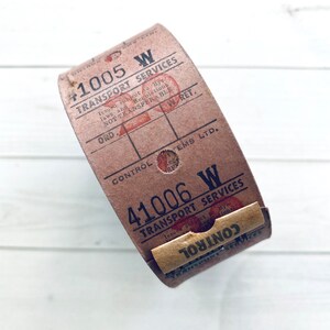 Vintage British Bus Ticket Roll 1000 Tickets Vintage Tickets, Vintage ...