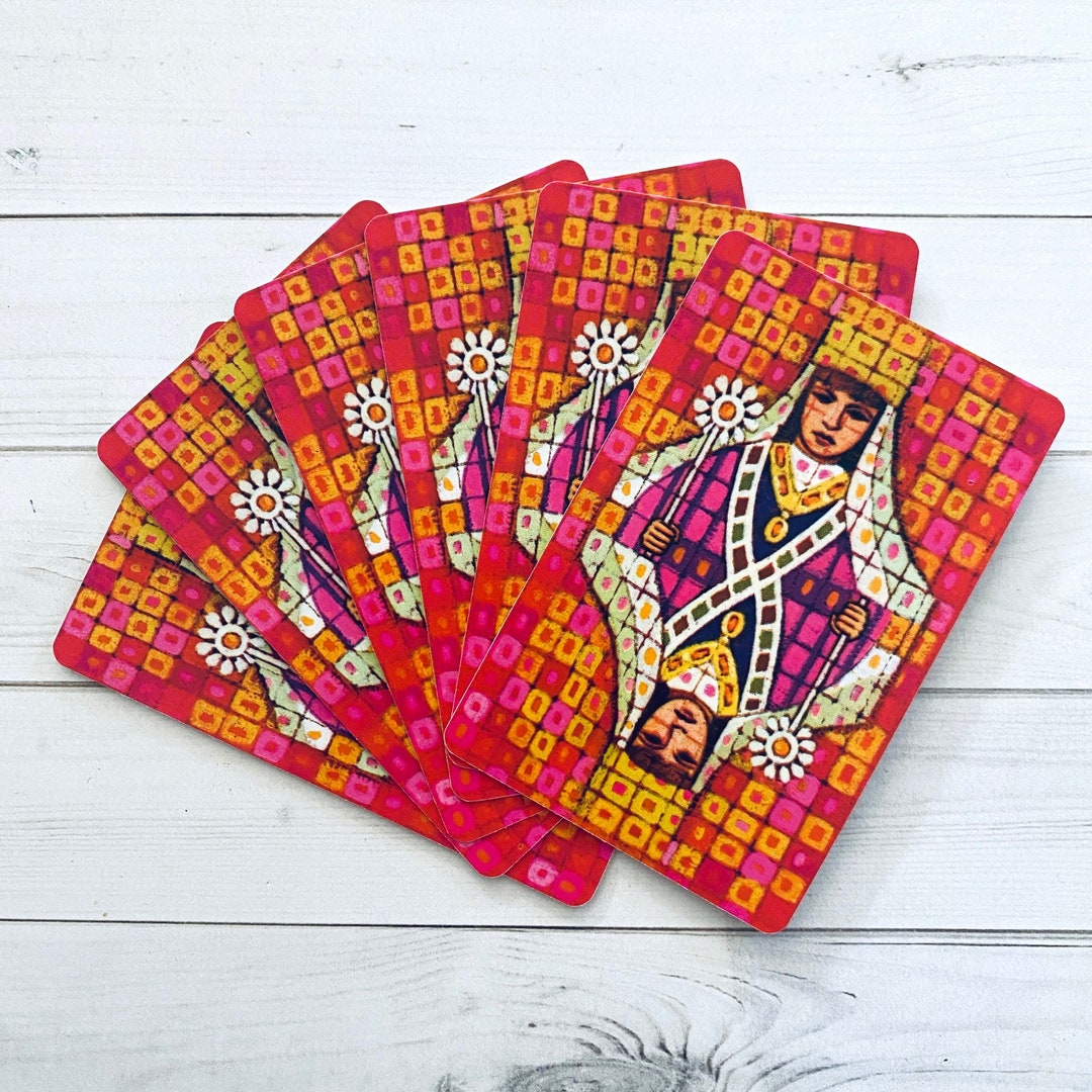 Vintage Playing Cards - Set of 6 - Vintage Cards, Vintage Children ...