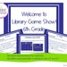 Library Skills Assessment Game Bundle for Grades 2-6 End of Year ...