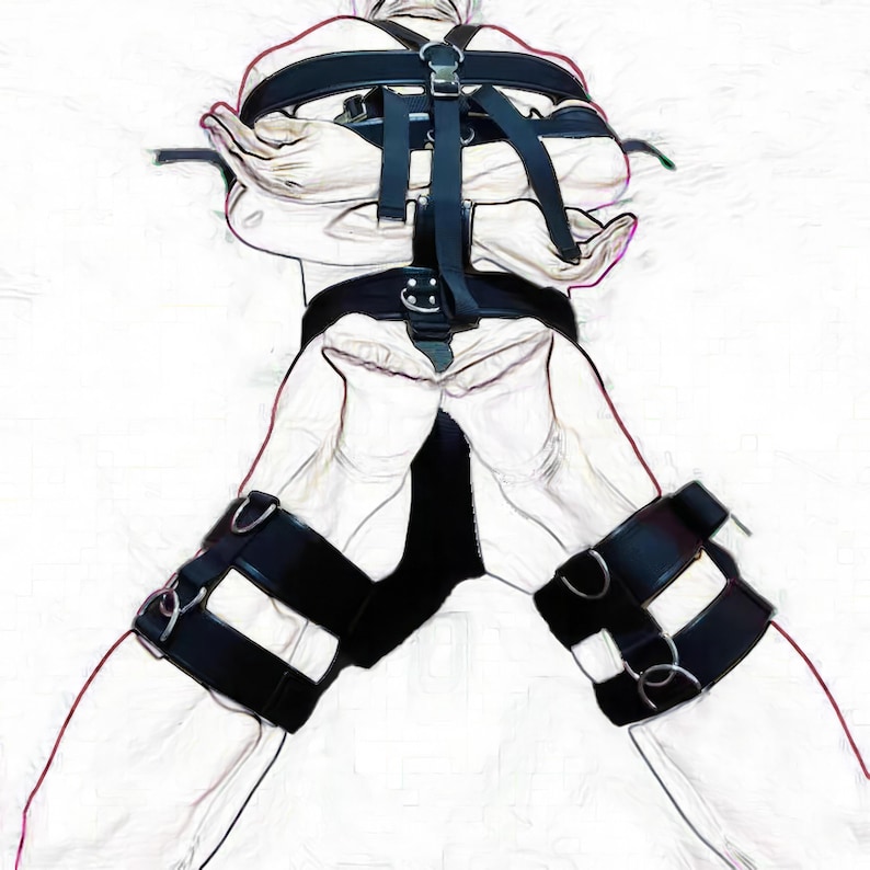 Adjustable Full-body Bondage Restraint Harness – Durable Nylon Straps ...