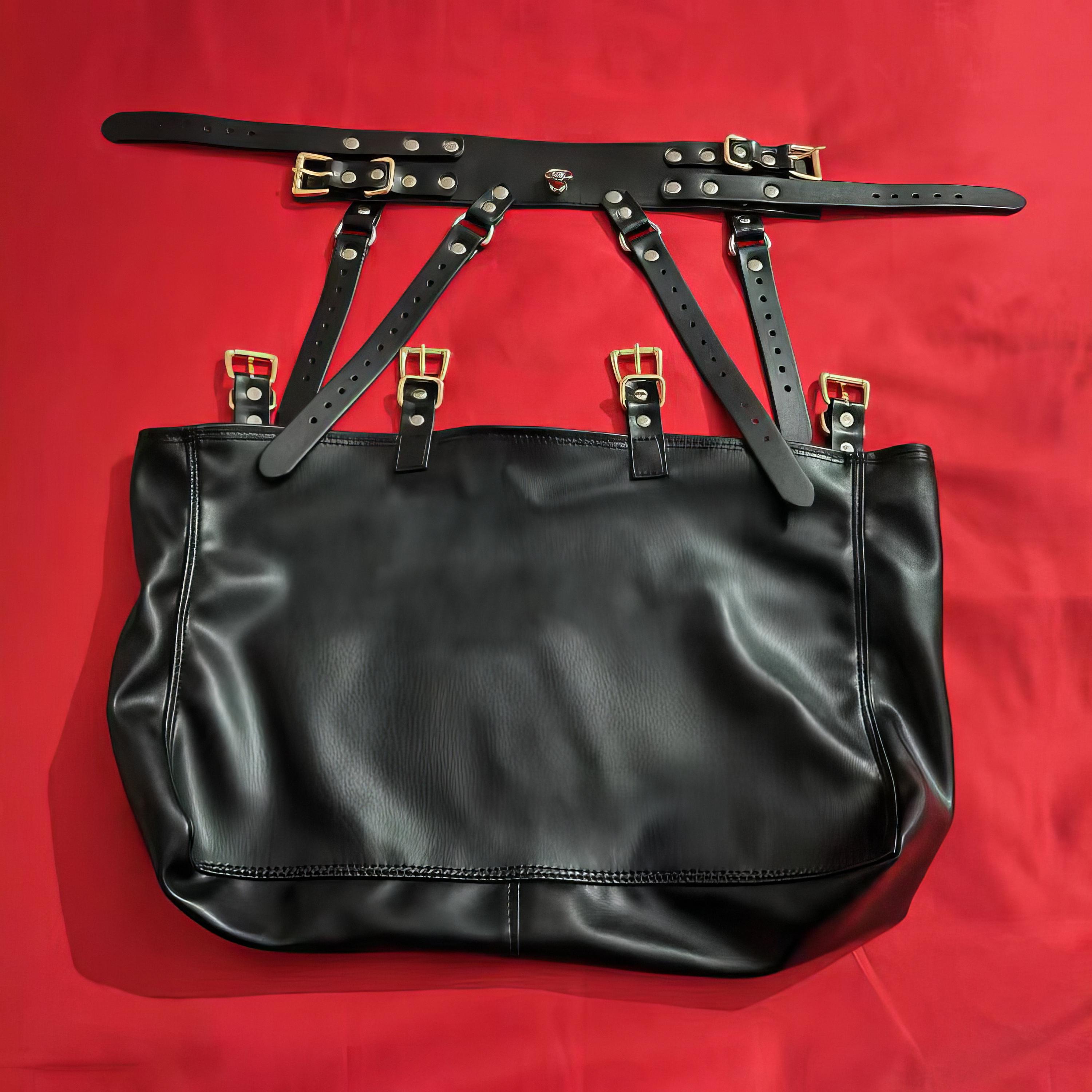 BDSM Leather Hand Restriction, Body Bondage Suit, Leather Full Bundle ...