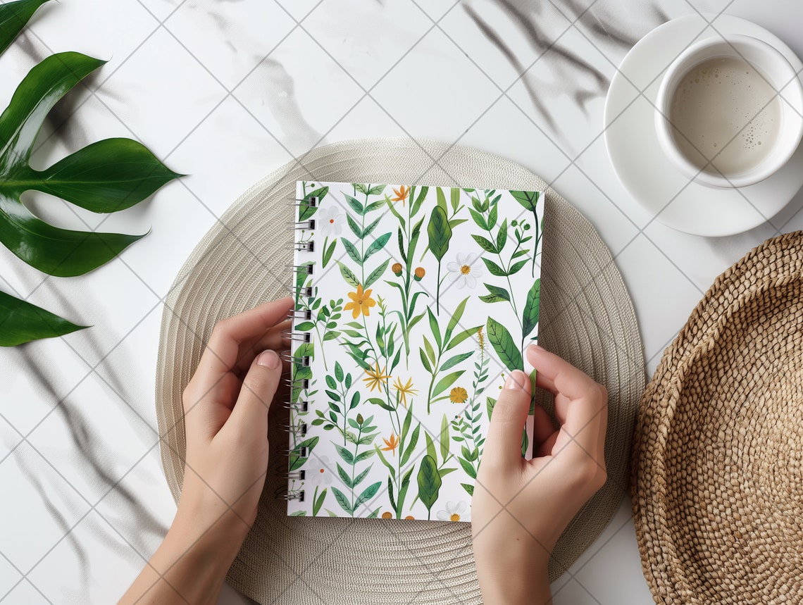 PSD White Notebook Mockup, Spiral Journal Mockup, Stock Photo Mockup ...