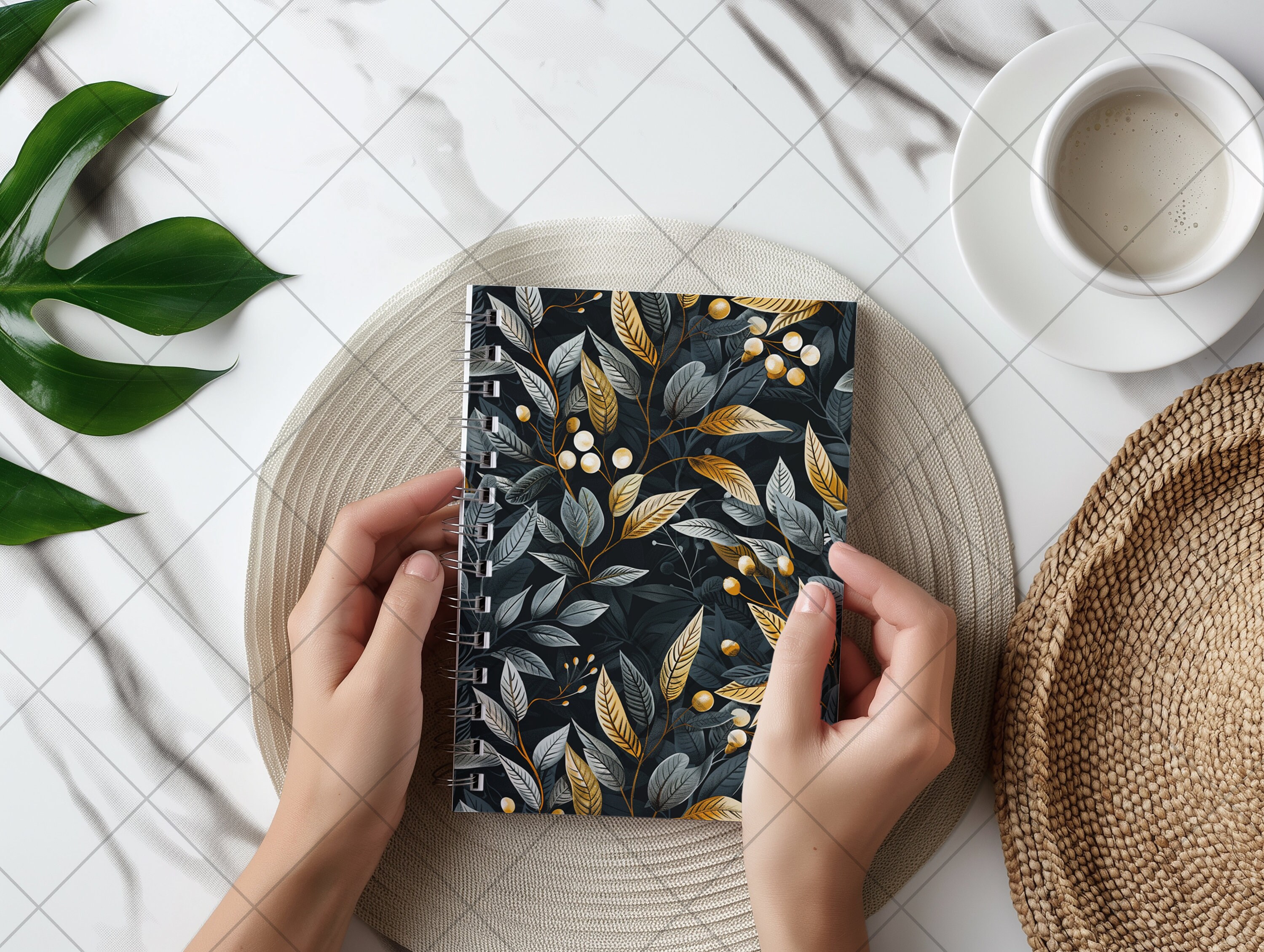 PSD White Notebook Mockup, Spiral Journal Mockup, Stock Photo Mockup ...