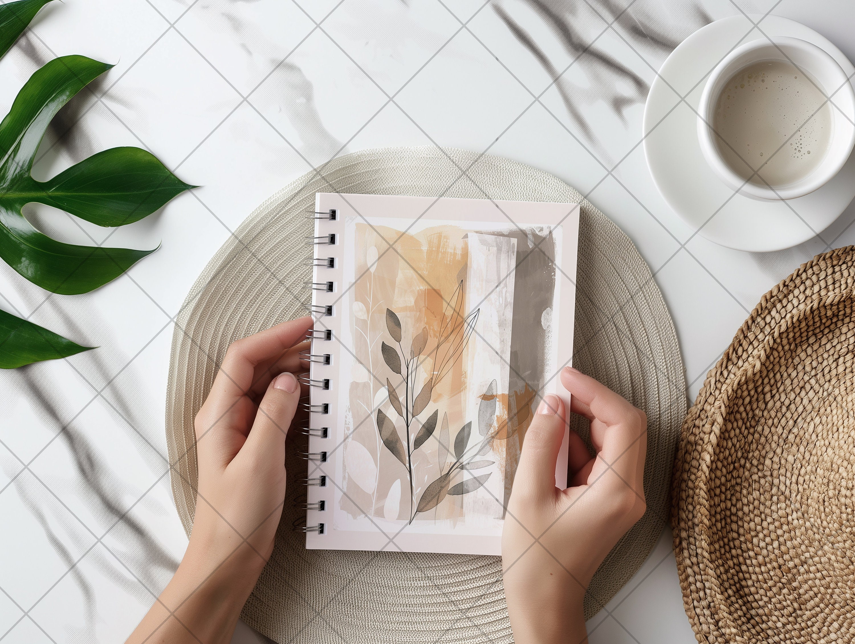 PSD White Notebook Mockup, Spiral Journal Mockup, Stock Photo Mockup ...