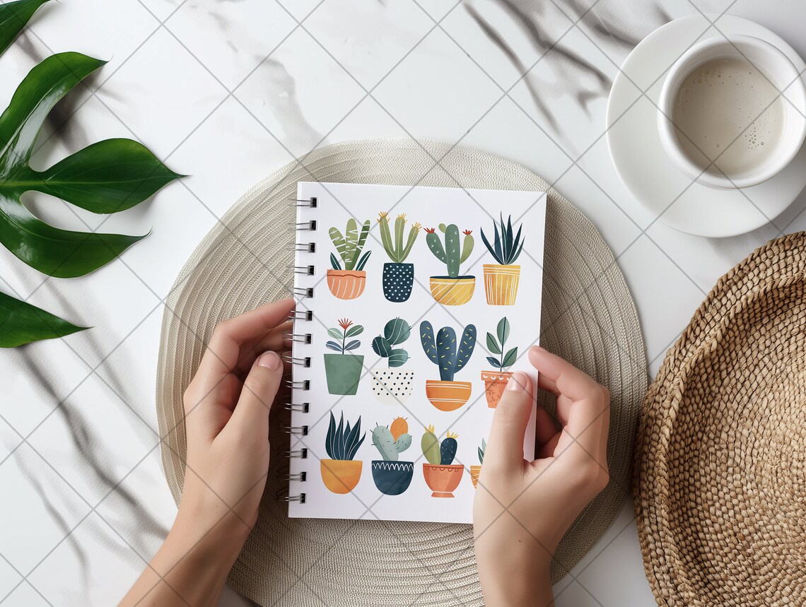 PSD White Notebook Mockup, Spiral Journal Mockup, Stock Photo Mockup ...