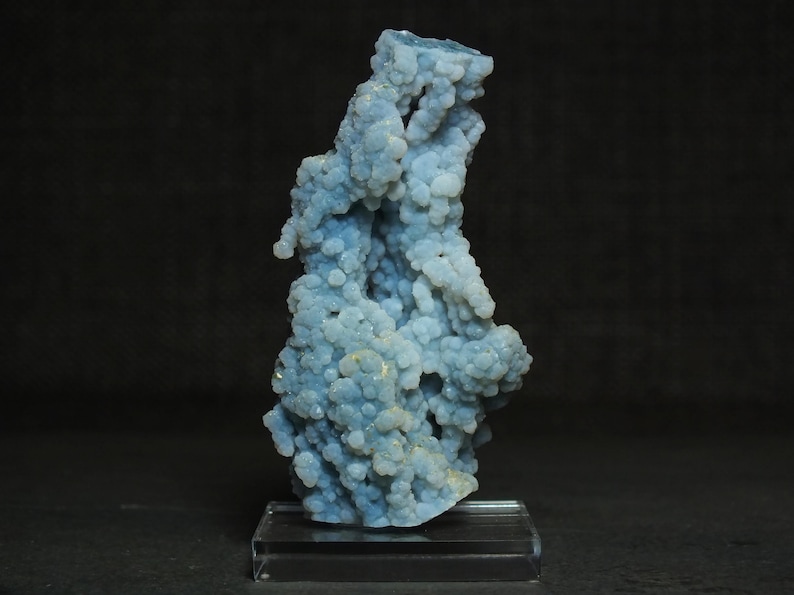 Chalcedony Stalactite Powder Blue With Acrylic Base - Collected in ...