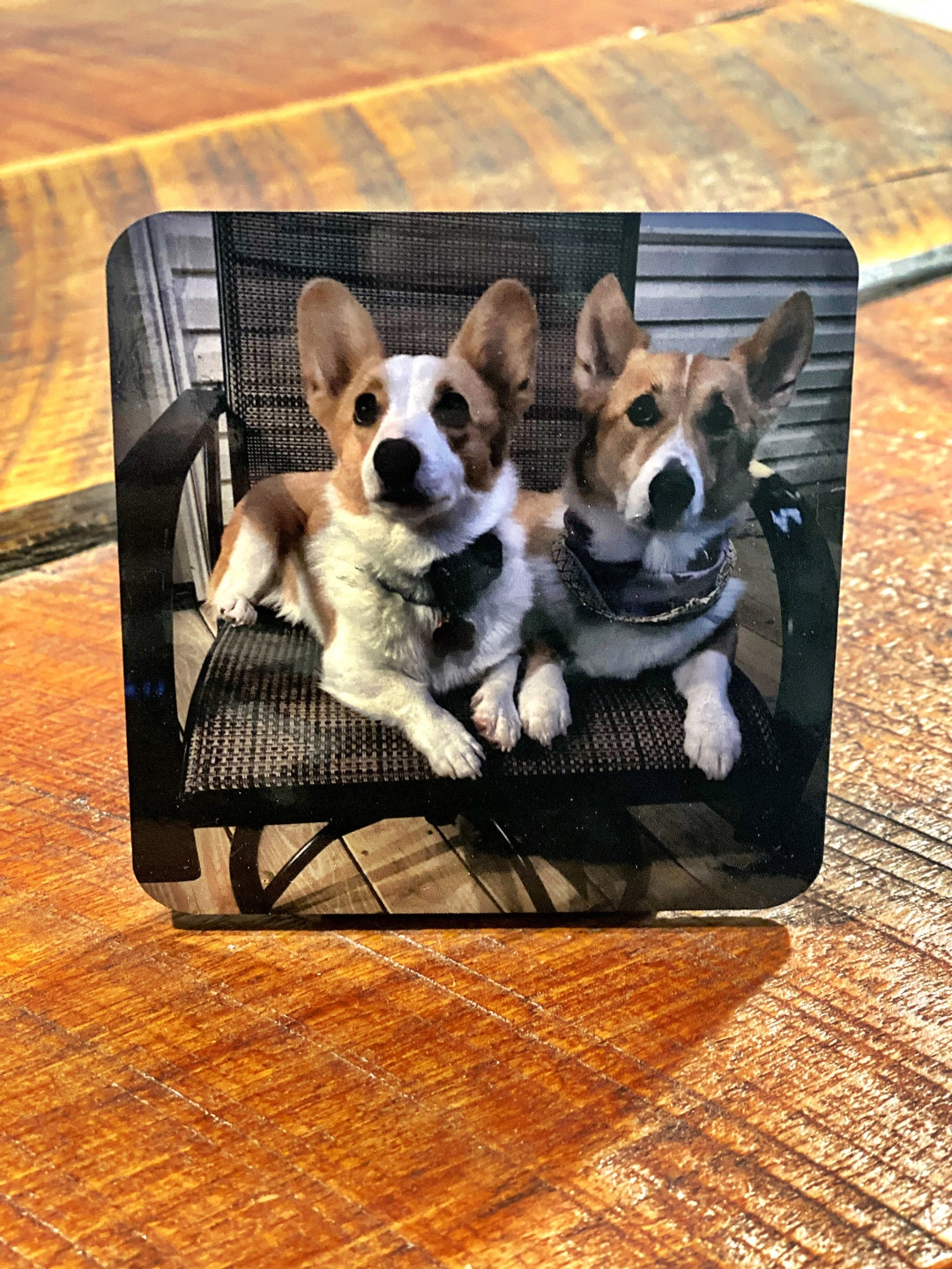 Custom Photo Coasters - Set of 4, Personalized Pet & Wedding Gift - Etsy