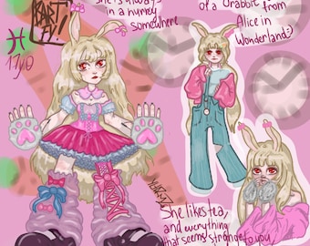 Custom Character Design Reference Sheet Commission OPEN Ref Sheet ...