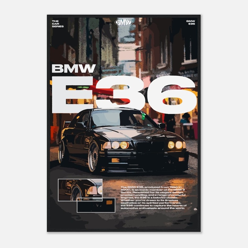 Bmw Red Poster - Etsy
