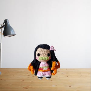 Nezuko Amigurumi Crochet Pattern – Easy PDF Tutorial, Demon Slayer ...