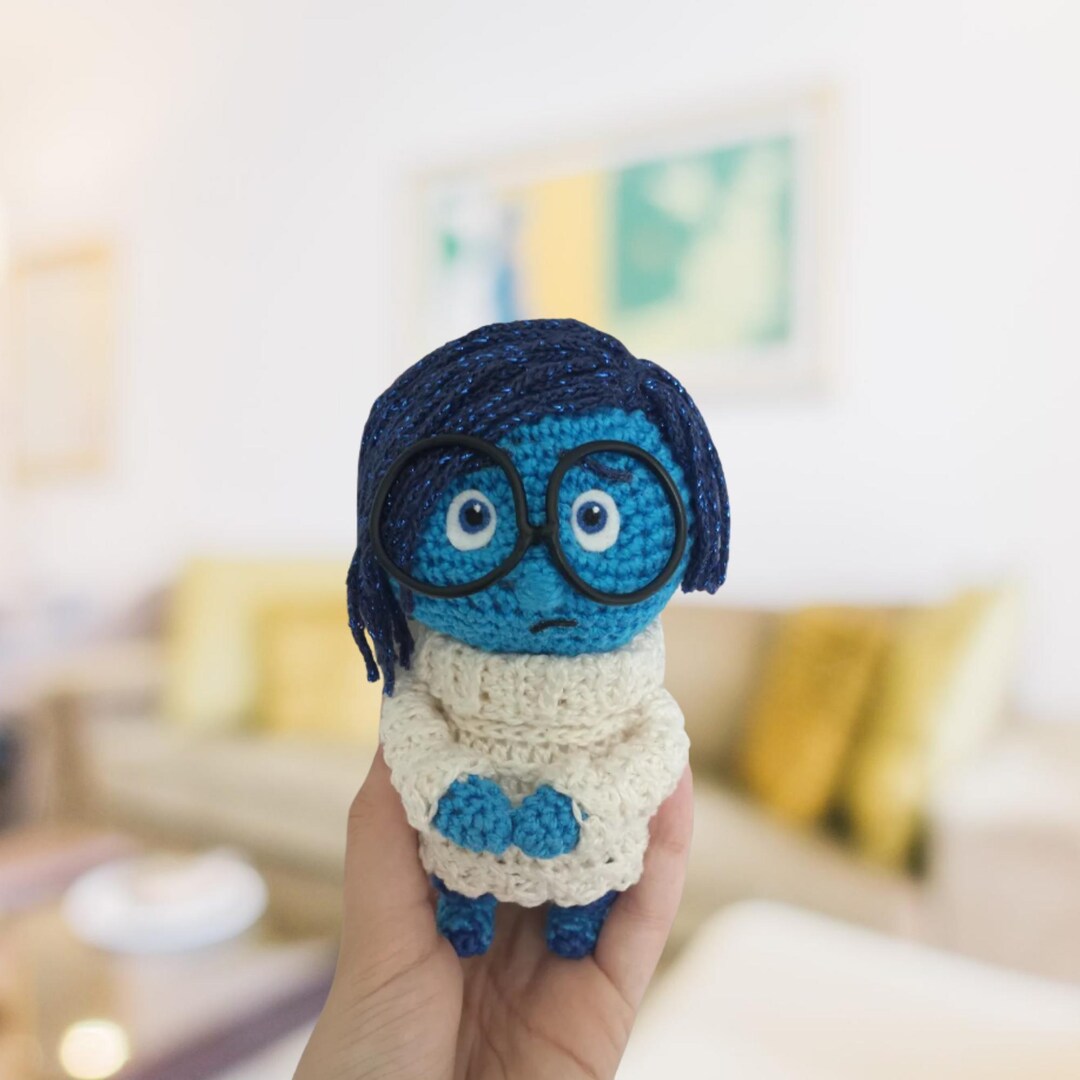 Sadness Amigurumi Pattern Crochet Plush Toy DIY PDF Step by Step ...