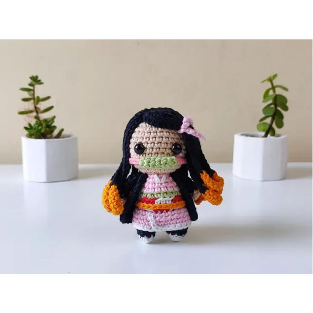 Nezuko Amigurumi Crochet Pattern – Easy PDF Tutorial, Demon Slayer ...