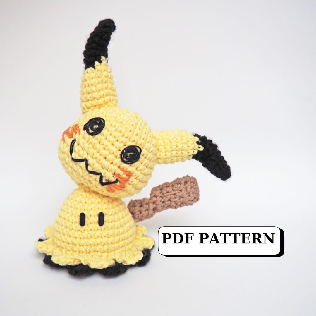 Crochet Mimikyu PDF Pattern Cute Mimikyu-inspired Amigurumi Doll Soft ...