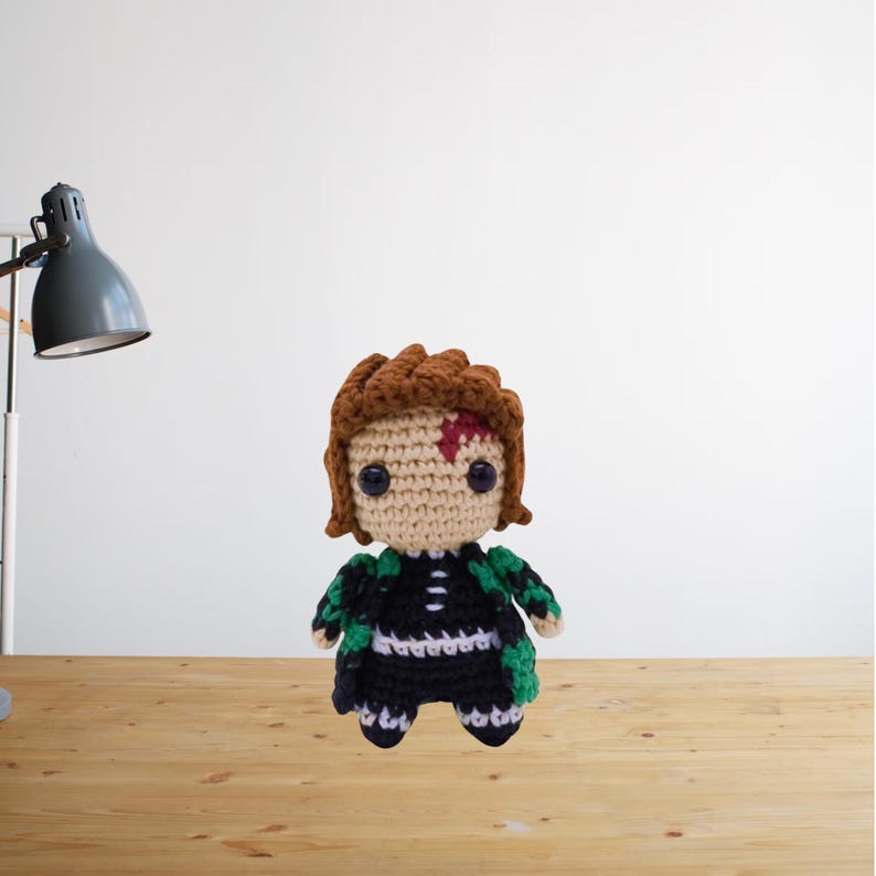 Tanjiro Amigurumi Crochet Pattern – Easy PDF Tutorial, Demon Slayer ...