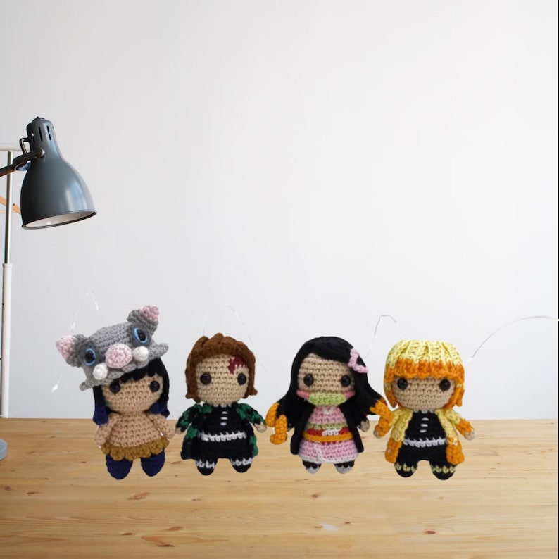 Demon Slayer Squad Amigurumi Crochet Pattern Bundle – Easy PDF ...