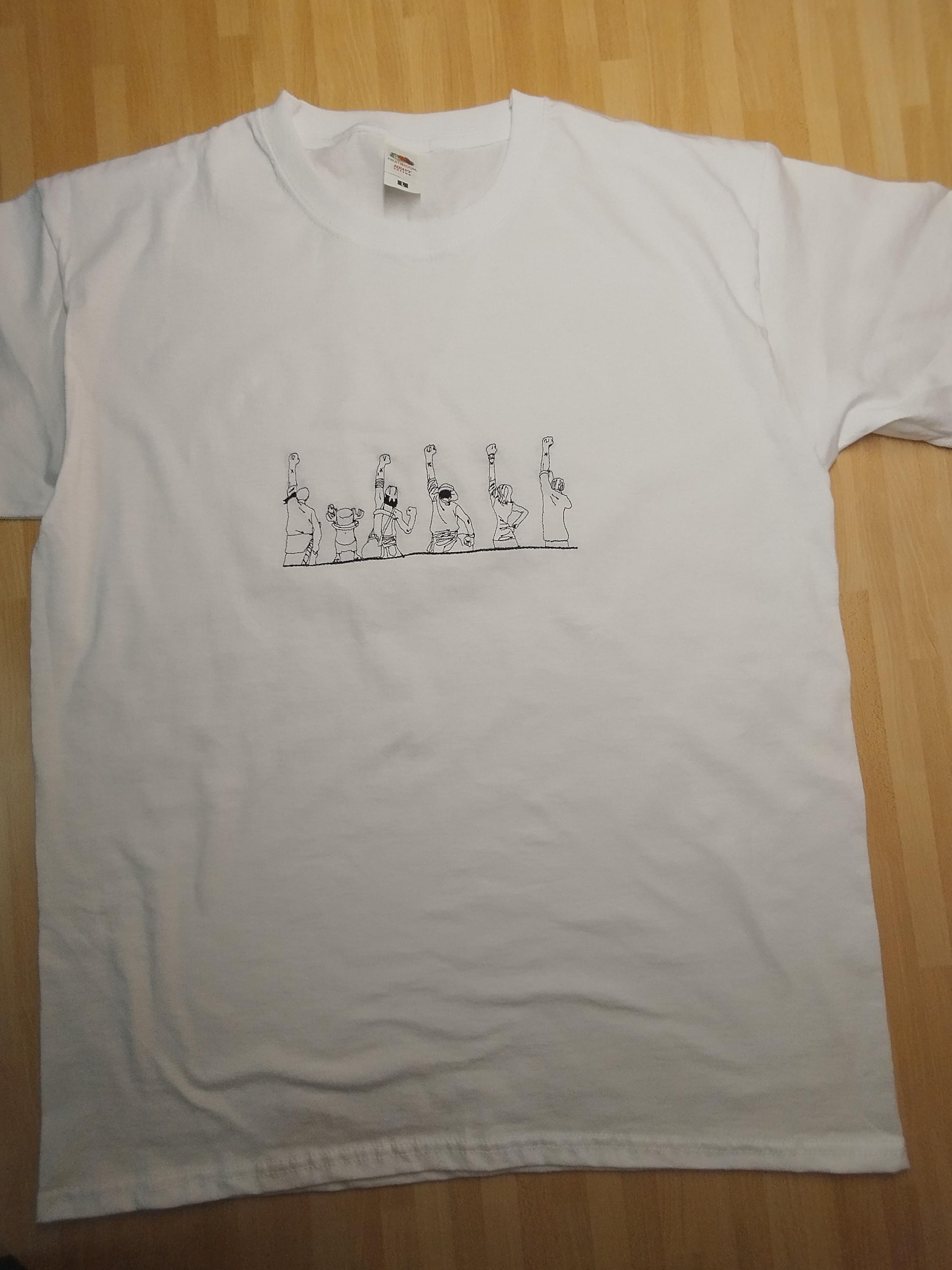 Embroidered Anime Shirt | One Piece Inspired Design | Unique Anime ...