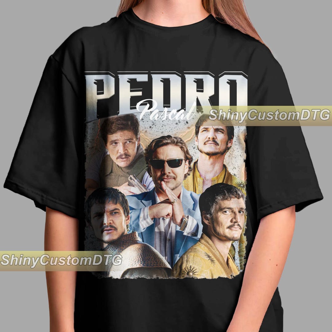 Pedro Pascal Shirt American Actresses Character Shirt Vintage Bootleg ...