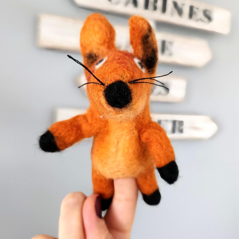 Fox Finger Puppet - Etsy