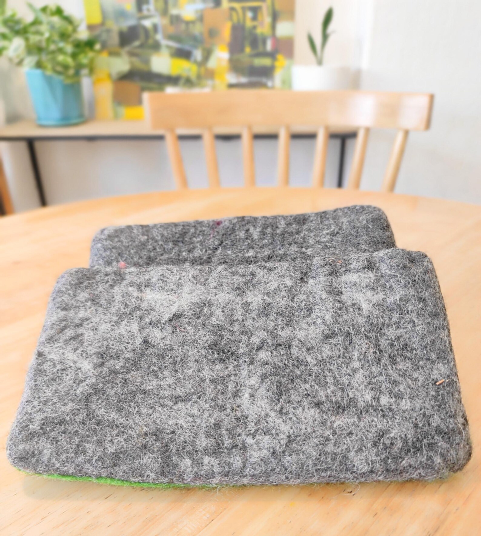 Merino Wool Felt Sheep Purse - Small Embroidered Coin Pouch – Eco ...