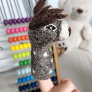 Handmade Felt Deer Finger Puppet: Woodland Storytime Toy - Etsy