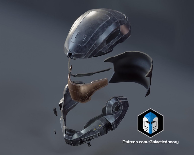 Halo Reach Noble Six Mark V [B] Helmet – DIY 3D Printed Cosplay Prop - Etsy