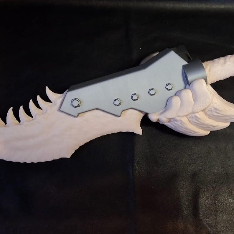 Charnel Fang Bone Blade – Inspired by Monster Hunter | 3D Printed Prop ...