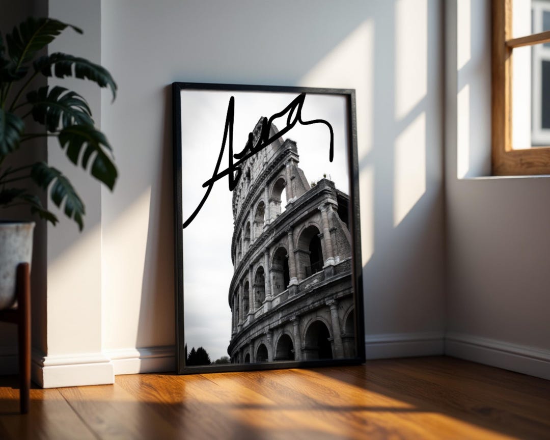 Colosseum Wall Art – Ancient Rome Printable Poster – Roman Architecture ...