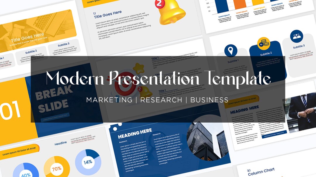 EXCLUSIVE PPT Presentation Template Deck Pitch Research Report ...