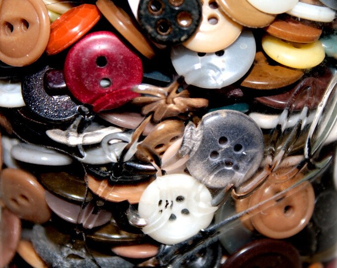 Buttons - Supplies - THE UGLIEST UGLY BUTTONS IN THE WORLD in a Ball ...