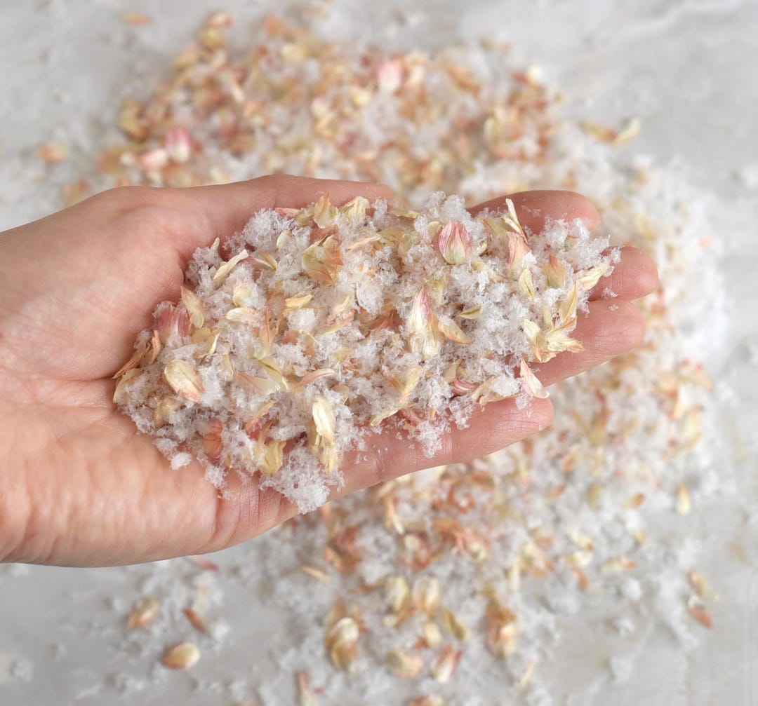 Winter Wedding Confetti Petal Confetti White Snow Confetti ...