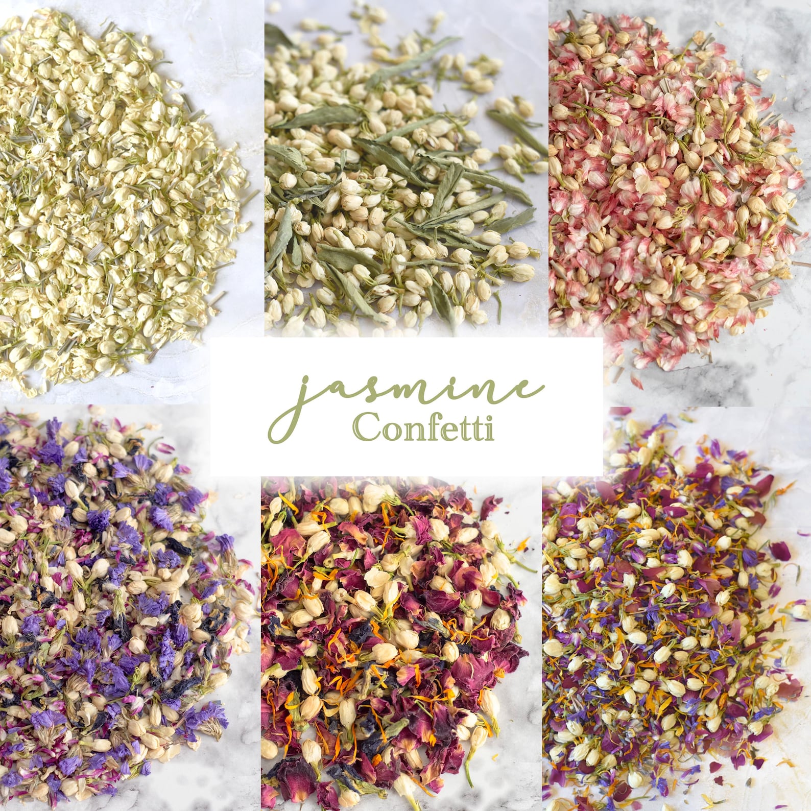 Jasmine Confetti Flower Confetti Petal Confetti Biodegradable Confetti ...