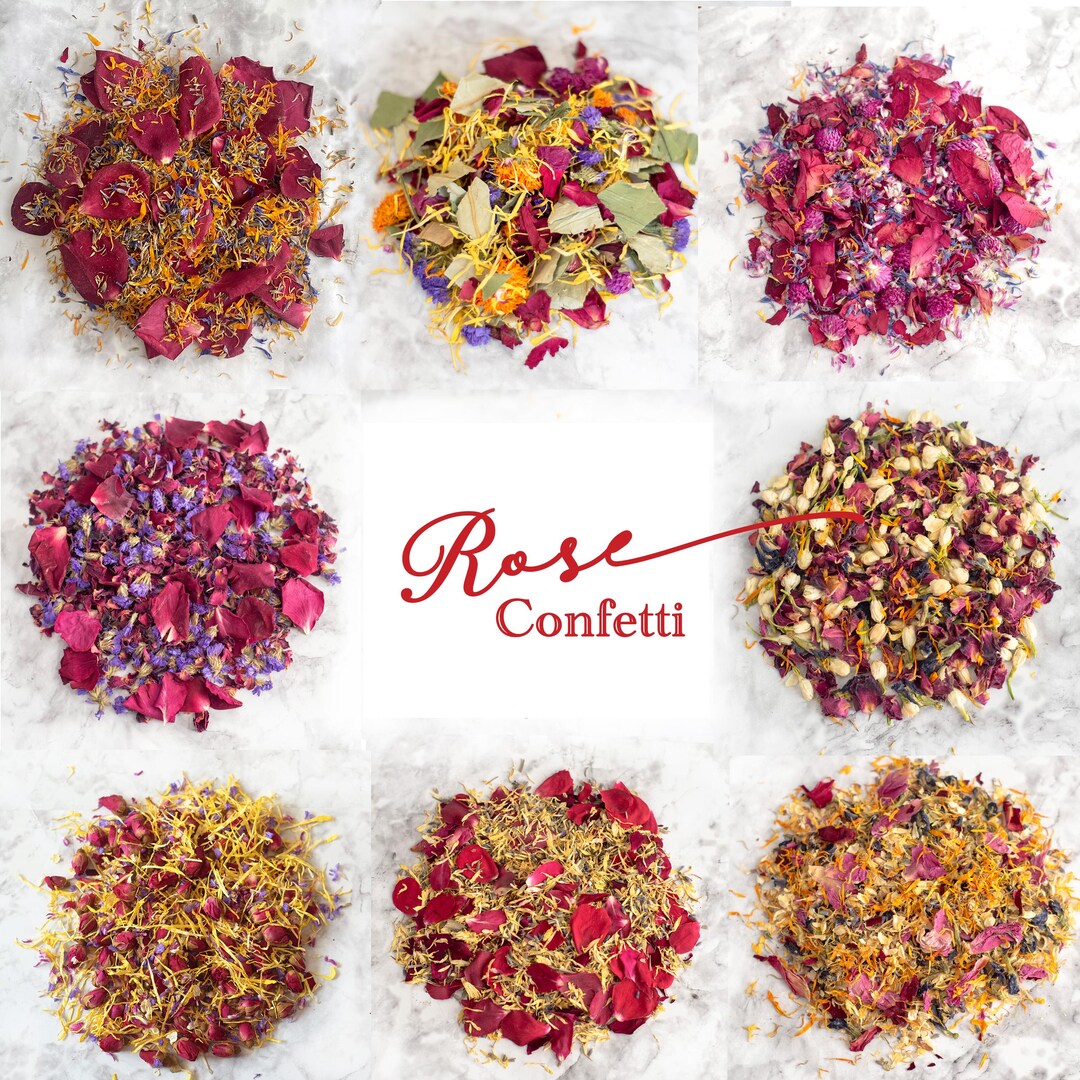 Rose Petal Confetti Wedding Confetti Flower Confetti Biodegradable ...