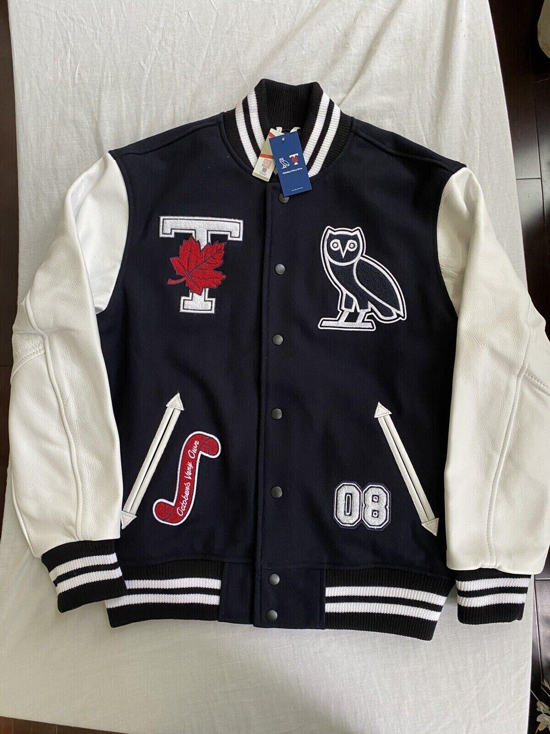 OVO X Uoft Varsity Jacket Owl University of Toronto Octobers Very Own ...