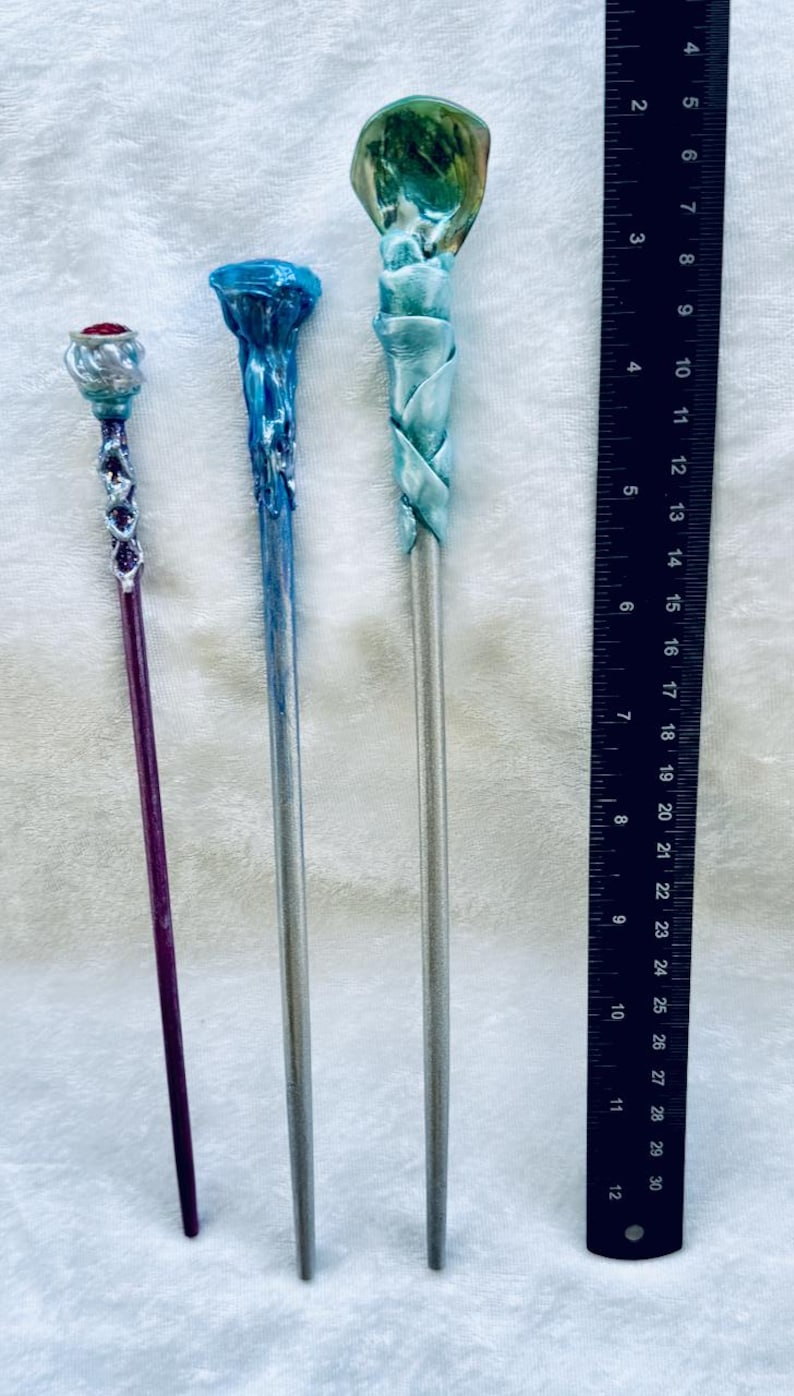 Handmade Resin & Crystal Magic Wand: Custom Party Favors - Etsy
