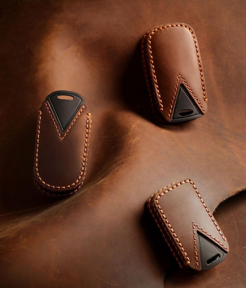 Personalized Leather Key Fob Cover Fit for Jeep Grand Cherokee Horse ...