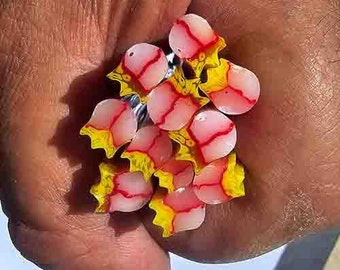Sandy, Handmade Murrine Glass Art Components Oceanside Compatible 96COE ...