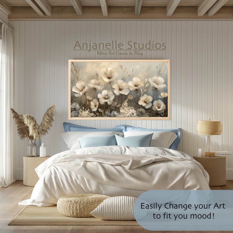 Samsung Frame, 3D Flower Painting , the Frame TV Art, , Samsung Frame ...