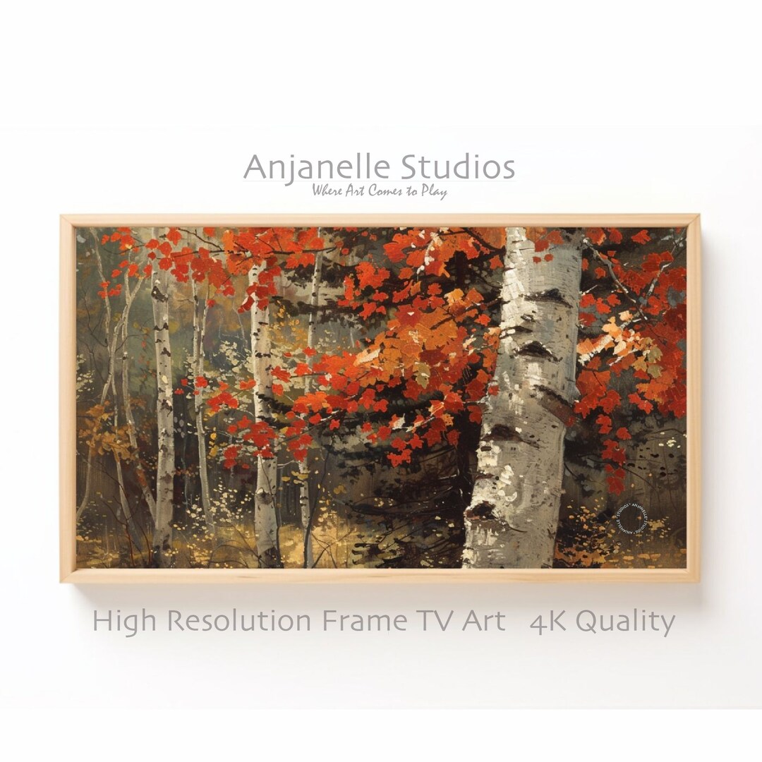 Samsung Frame, Fall Decor, Digital Art, the Frame TV Art, Samsung Frame ...